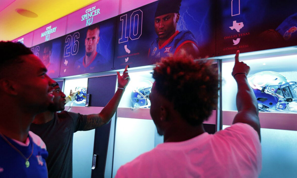 KU football unveils ‘insane’ new locker room - KU Sports